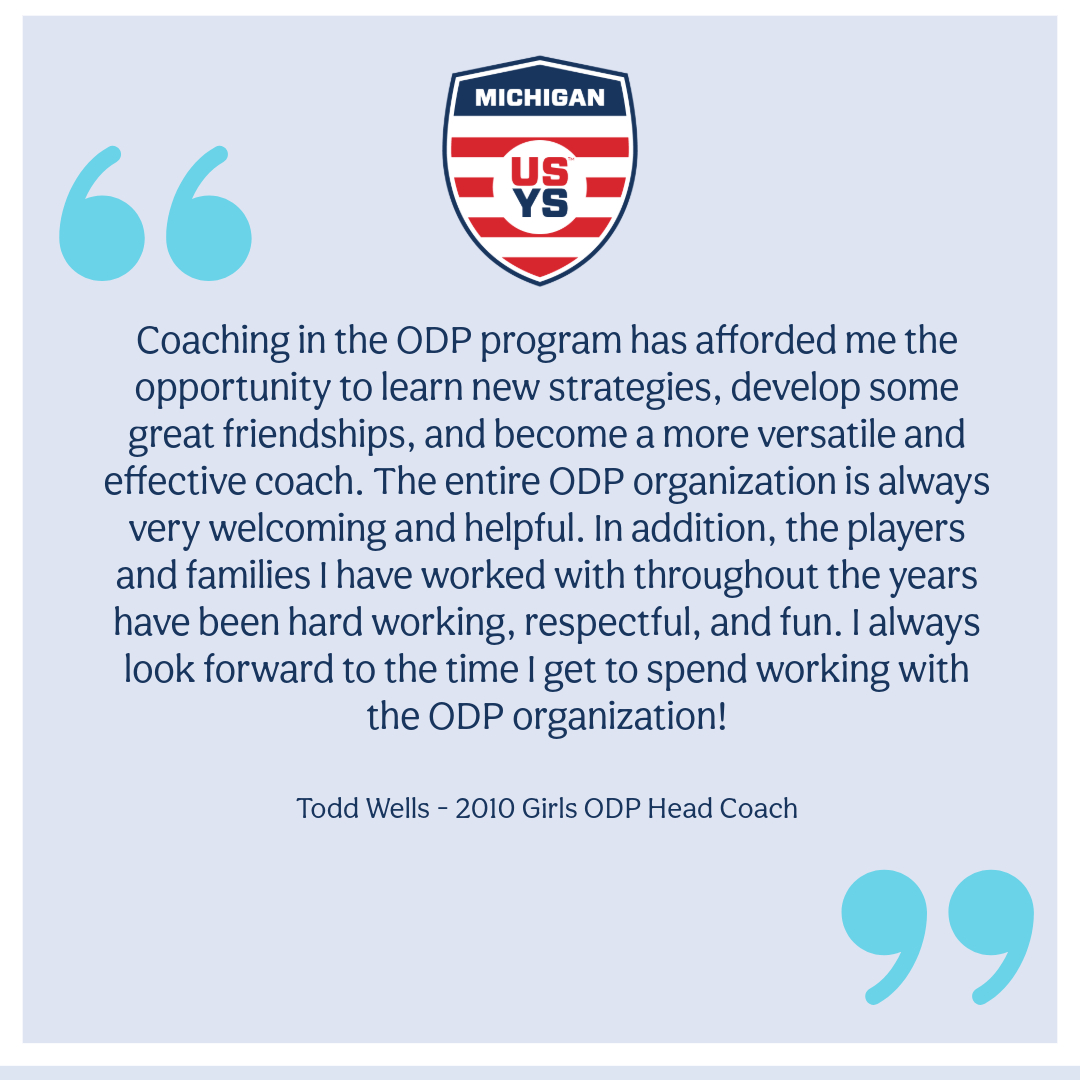 2024-2025 ODP Information - Michigan State Youth Soccer Association